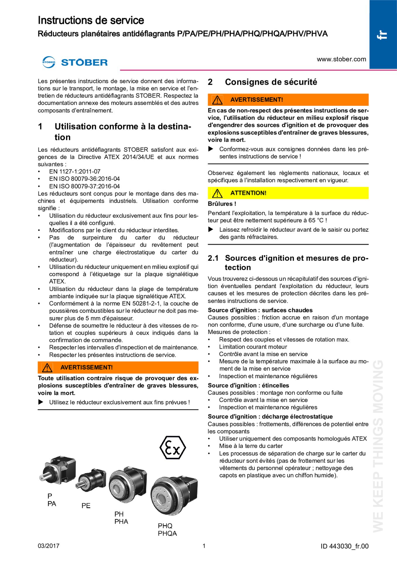 Downloads » Catalogs, Manuals and documentation » STOBER