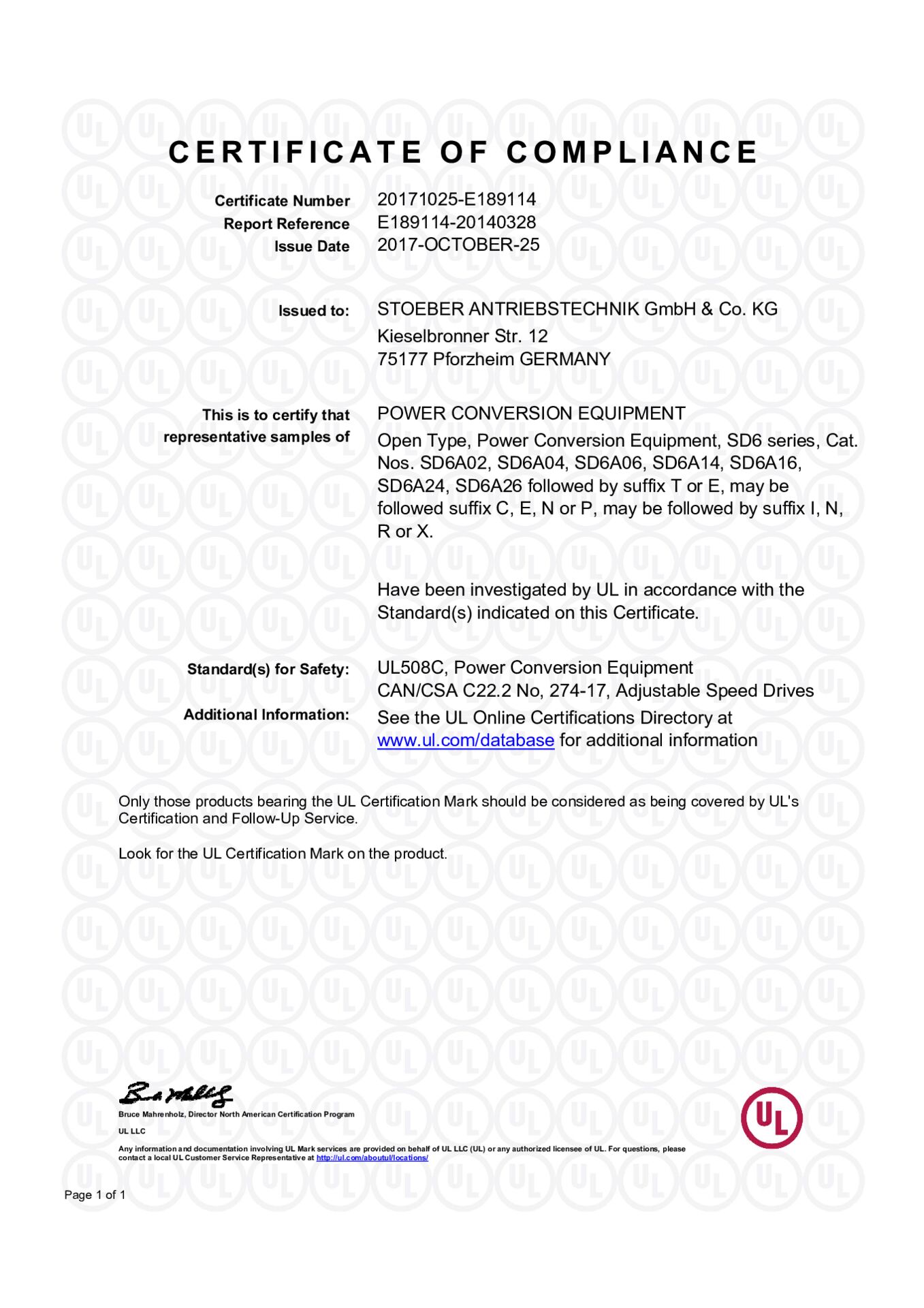 Drive controller from STOBER with safety technology
