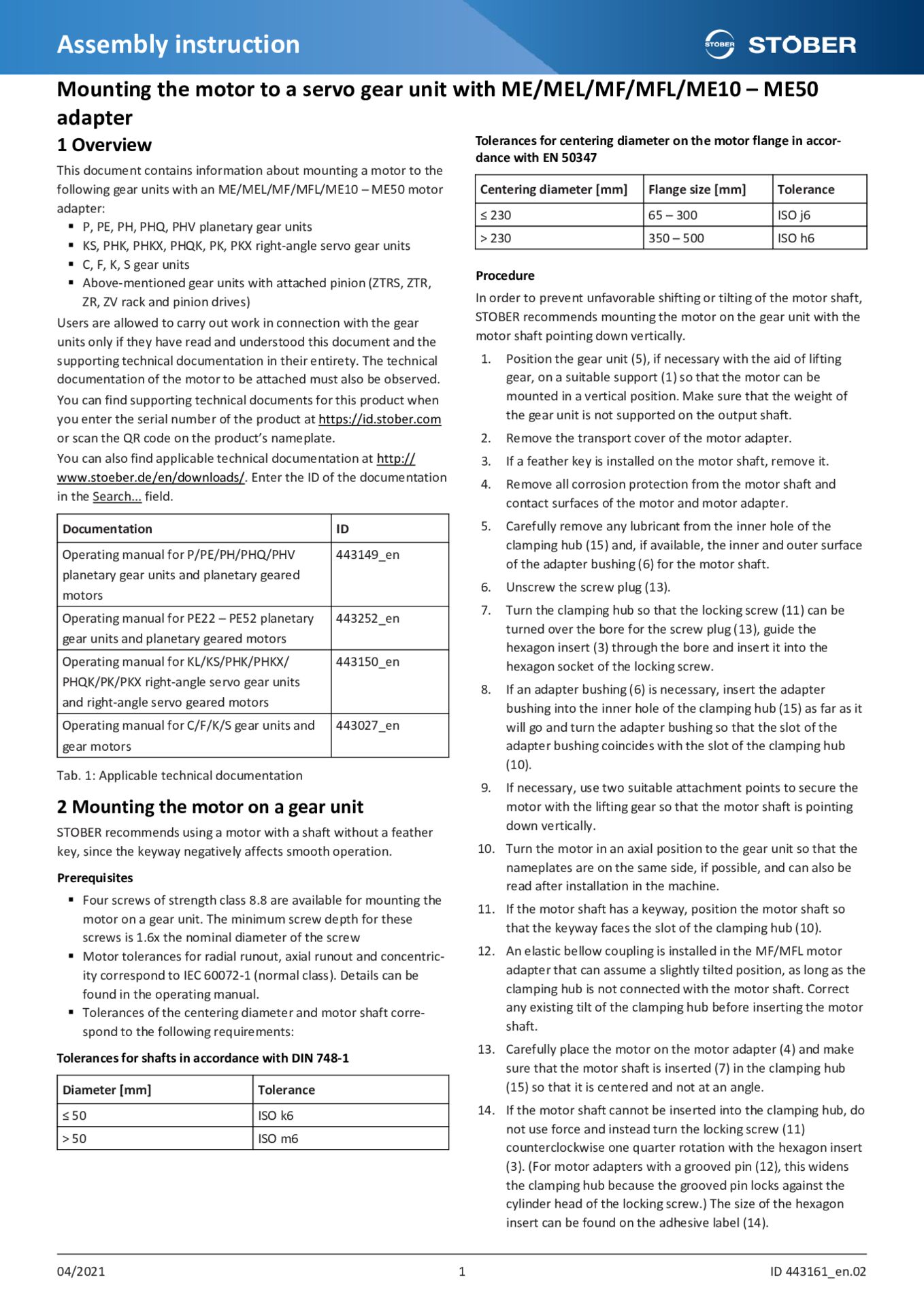 Planetary servo geared motors » STOBER